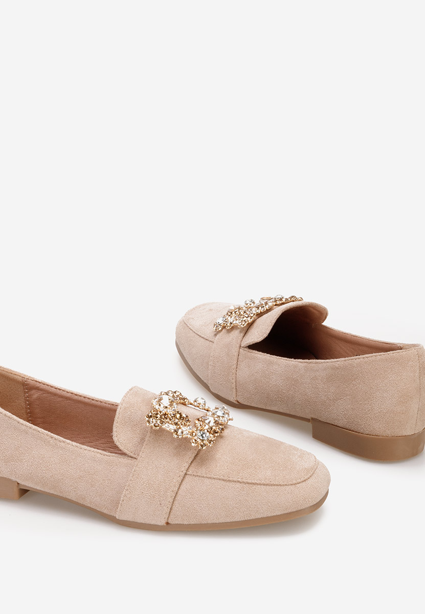 Дамски мокасини Ibaris бежов