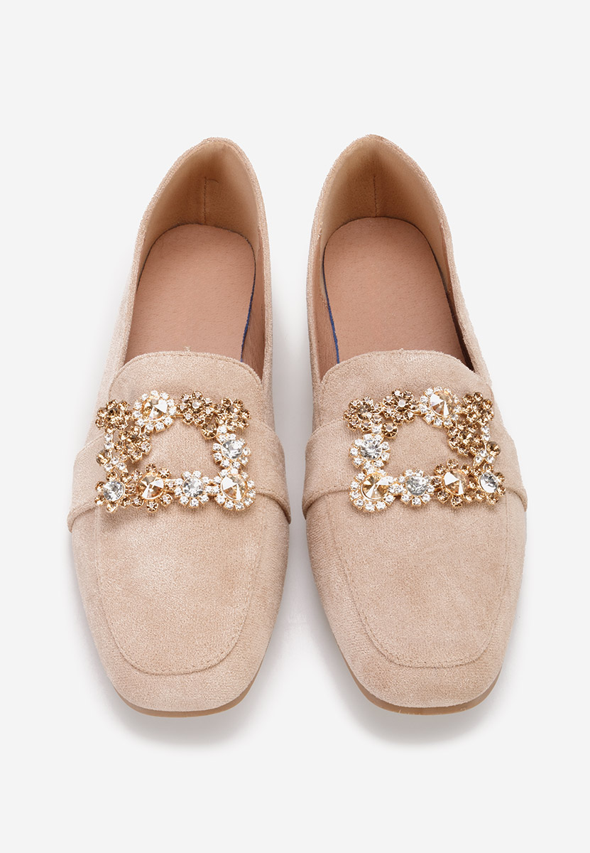 Дамски мокасини Ibaris бежов